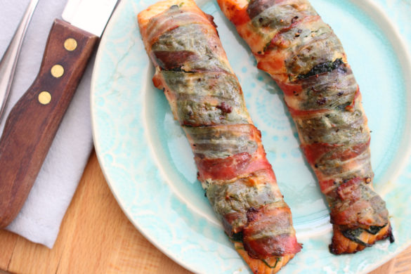Harissa Baked Cod wrapped in Parma Ham - thewonkyspatula.com