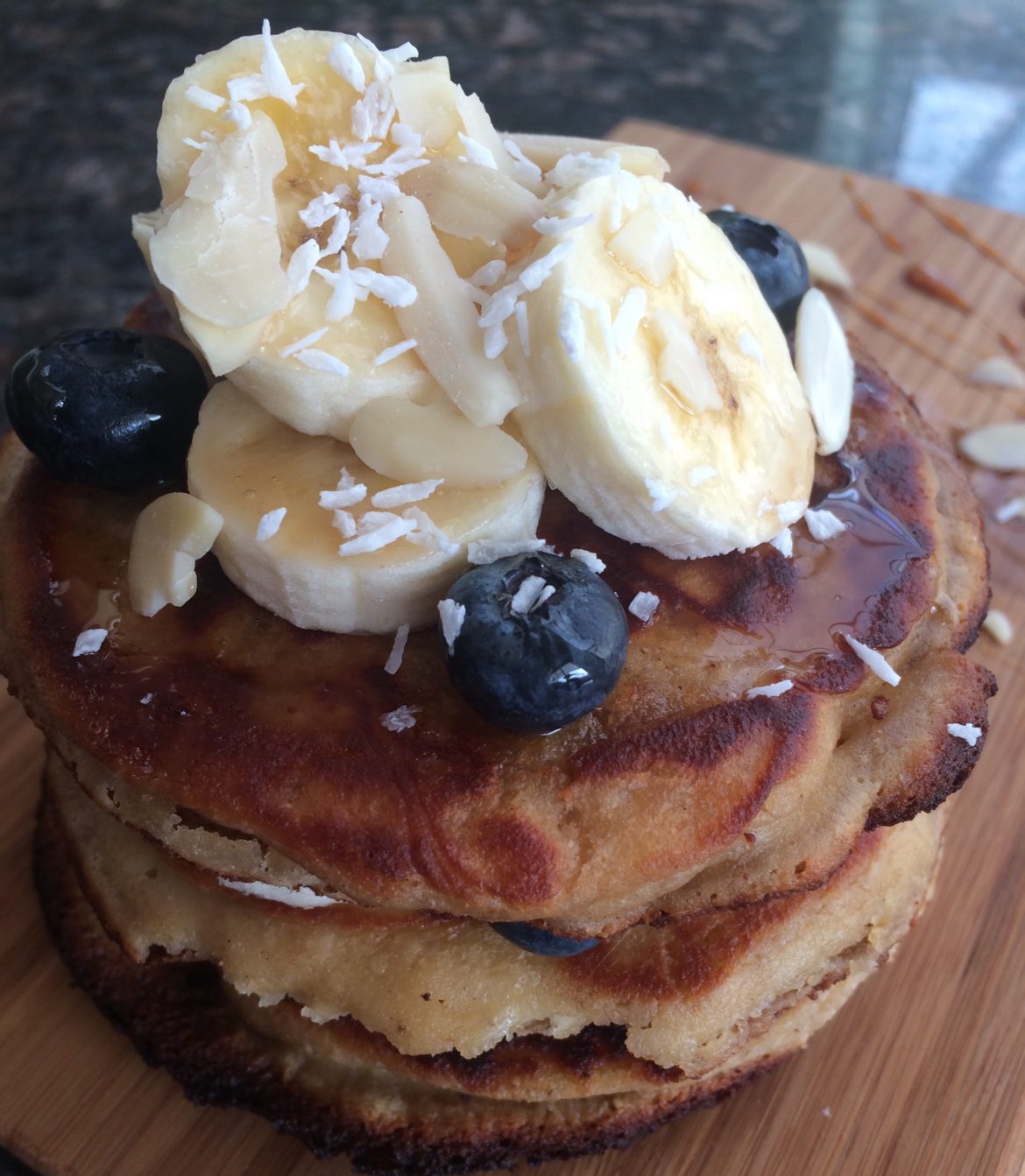 Blissful pancake stack - thewonkyspatula.com