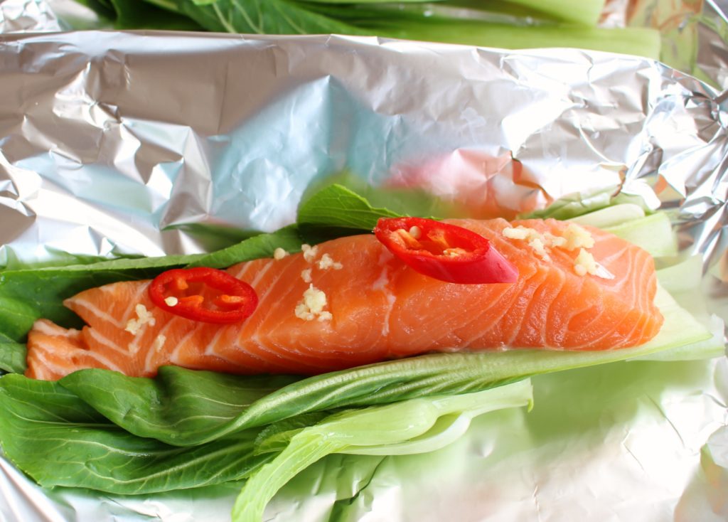 Sesame Salmon Parcels - thewonkyspatula.com