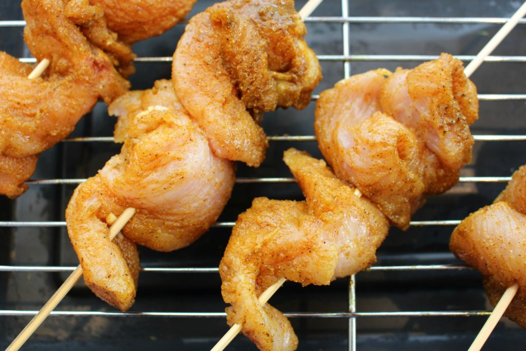 Tasty Turkey Skewers - thewonkyspatula.com
