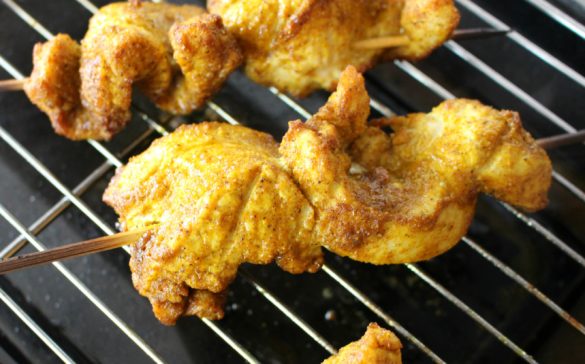 Tasty Turkey Skewers - thewonkyspatula.com
