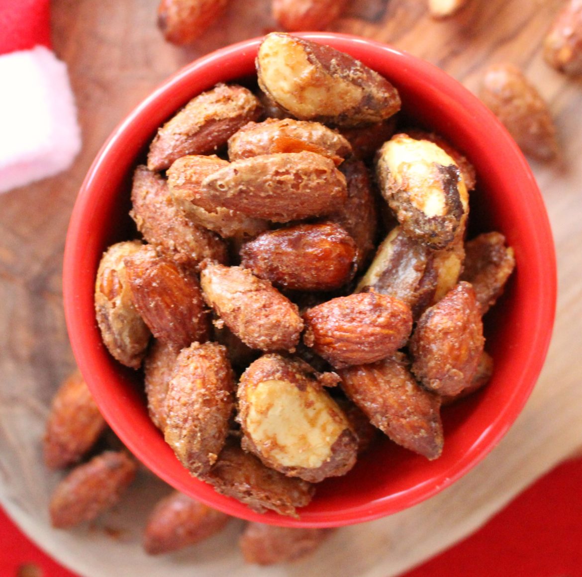 Candied Christmas Nuts - thewonkyspatula.com
