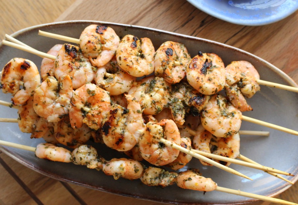 Prawn Skewers - thewonkyspatula.com