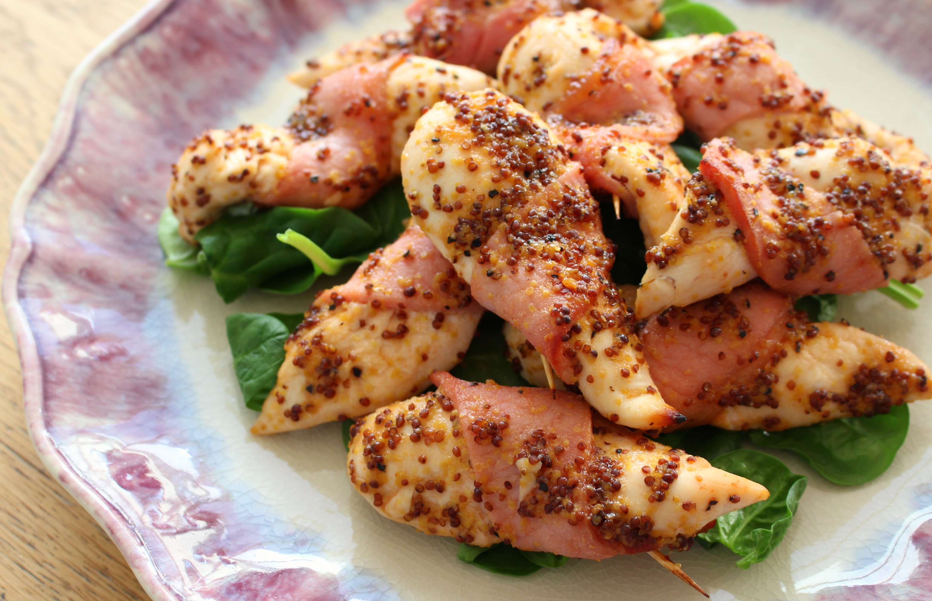 Bacon Wrapped Chicken Bites - thewonkyspatula.com