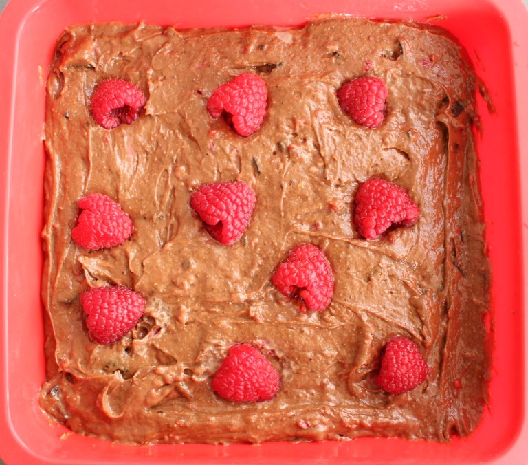 Raspberry Brownies - thewonkyspatula.com