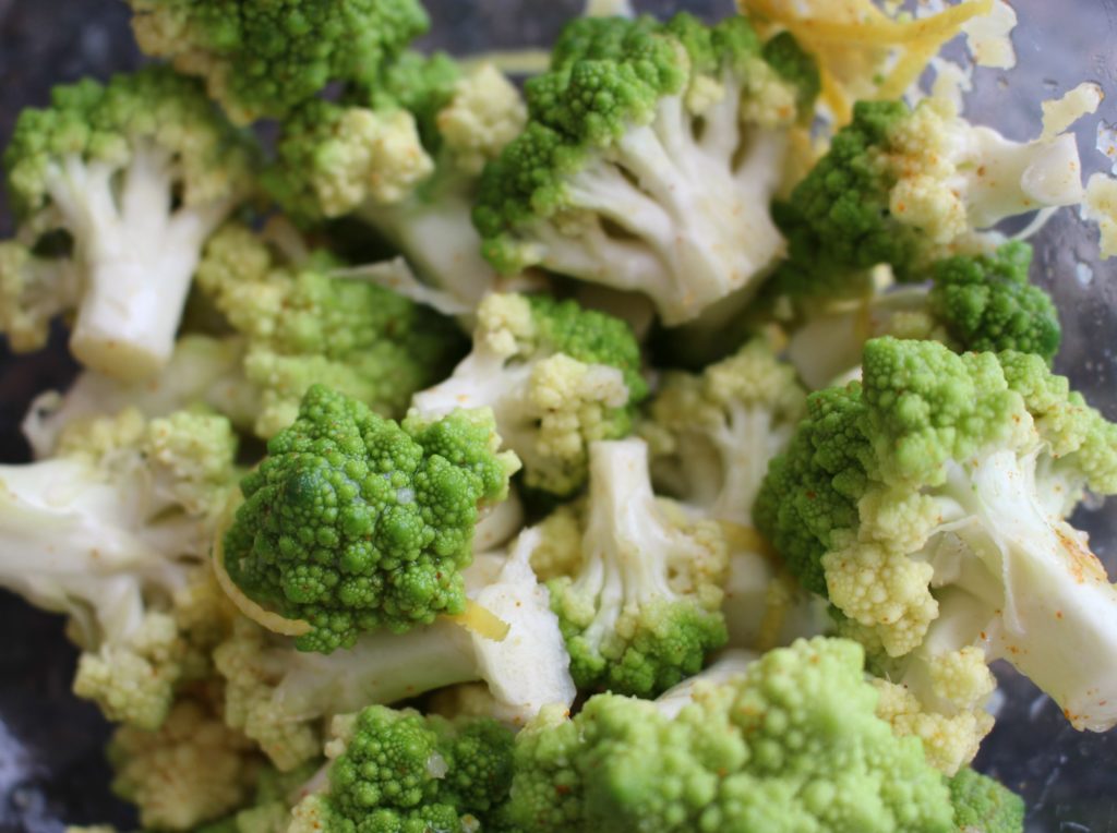 Roasted Romanesco Broccoli - thewonkyspatula.com