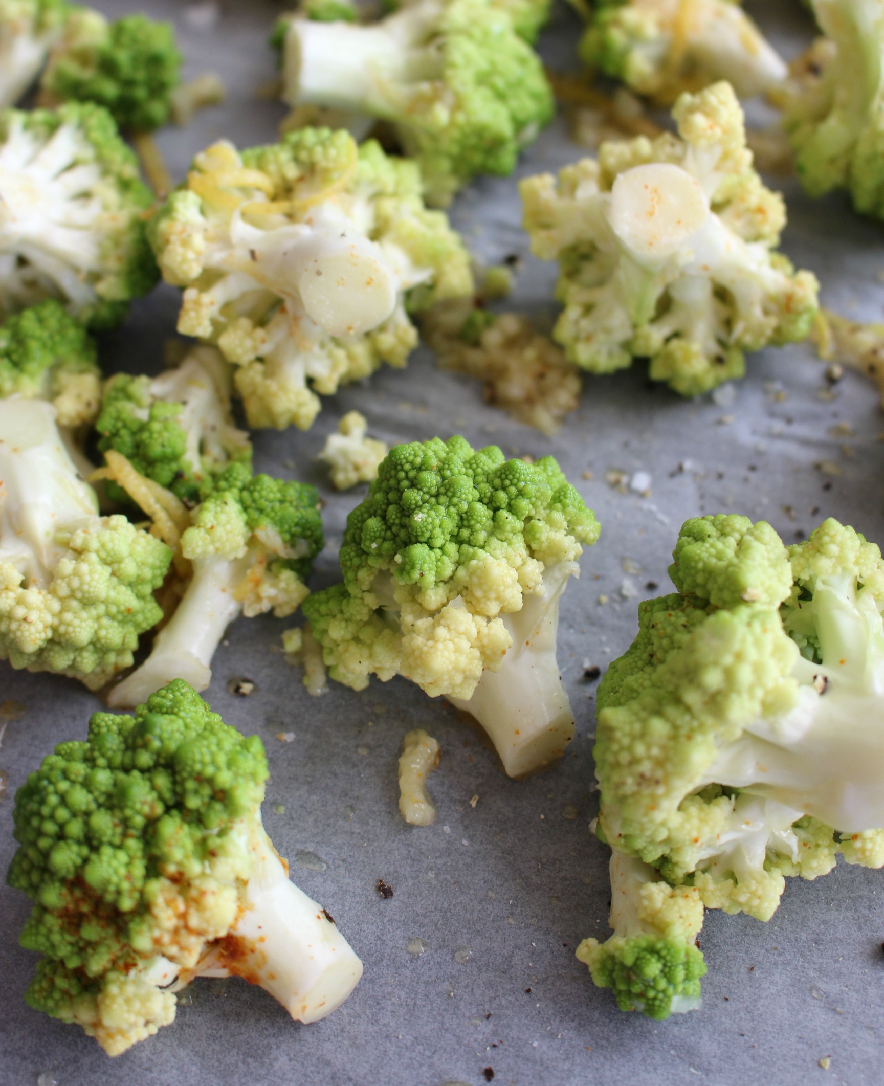 Roasted Romanesco Broccoli - thewonkyspatula.com