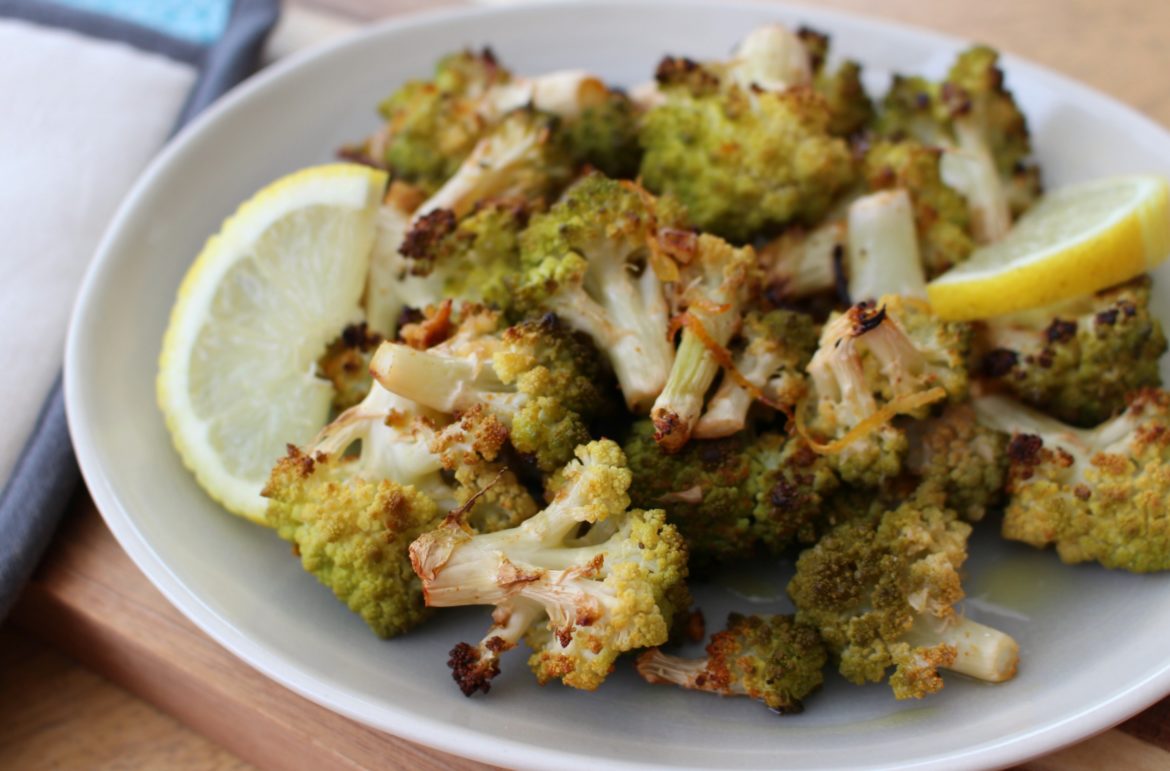Roasted Romanesco Broccoli - thewonkyspatula.com