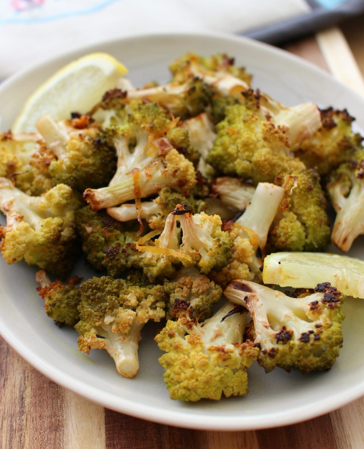 Roasted Romanesco Broccoli - thewonkyspatula.com