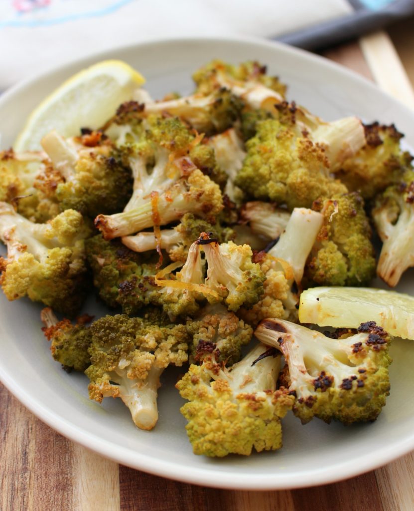 Roasted Romanesco Broccoli - thewonkyspatula.com