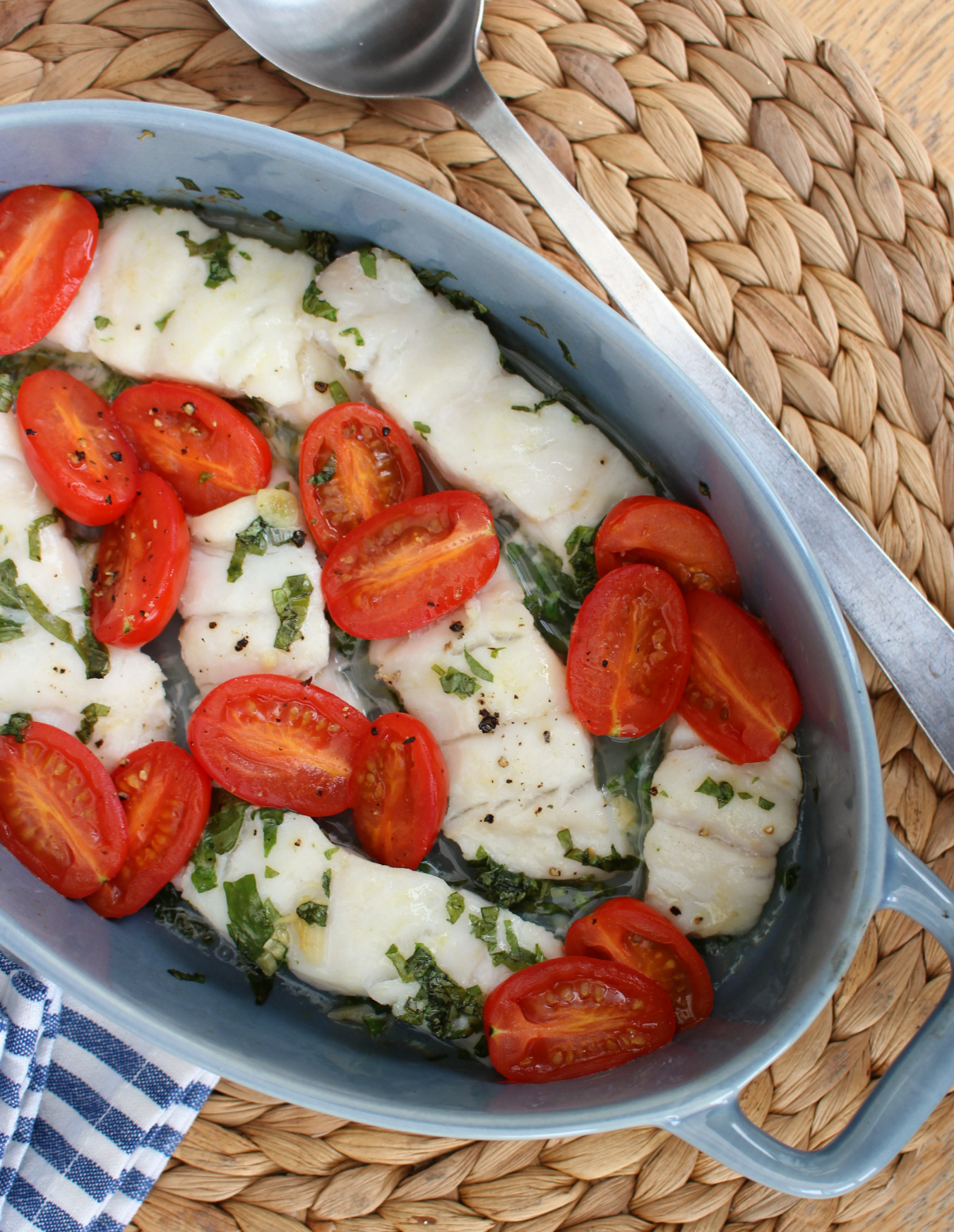 Baked Cod Fillets - thewonkyspatula.com