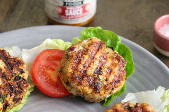 Crispy Sea Bass & Crispy Spuds with Chimichurri Sauce - thewonkyspatula.com