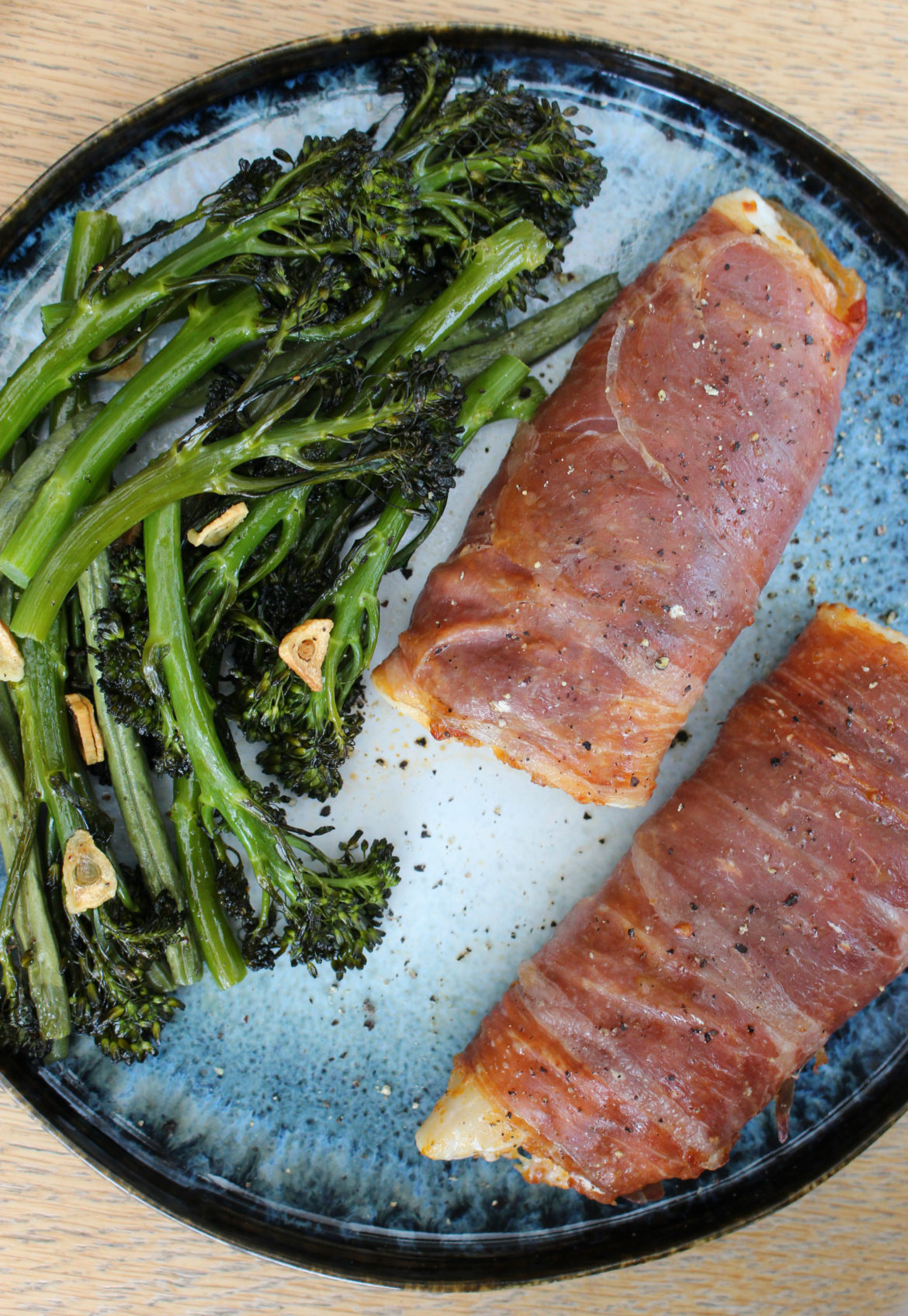 Harissa Baked Cod wrapped in Parma Ham - thewonkyspatula.com