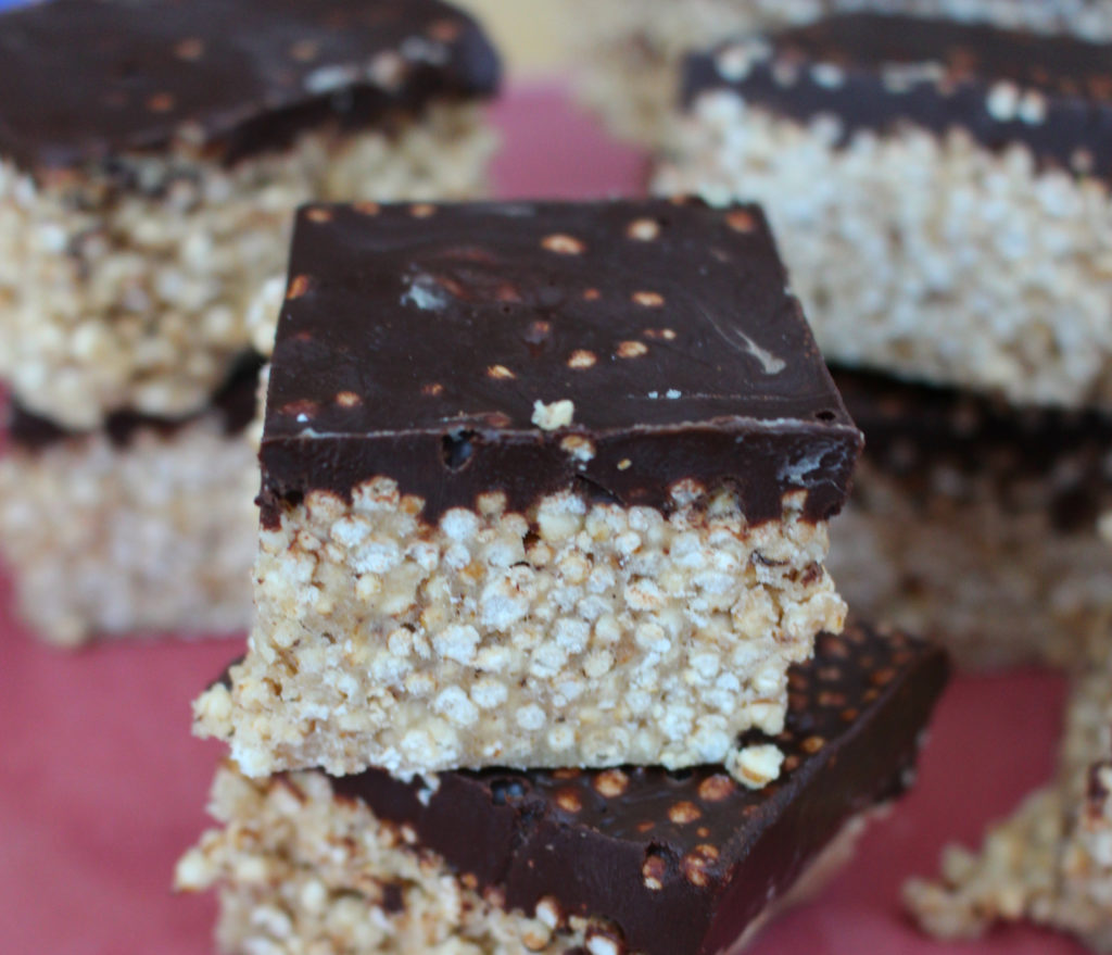 Quinoa Puff Squares - thewonkyspatula.com